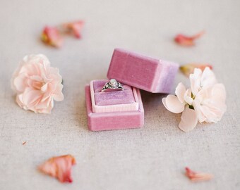 Velvet ring box | Etsy