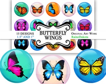 Butterfly clip art | Etsy