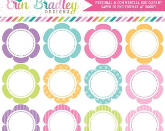 Square scalloped frames clipart square frames for collages