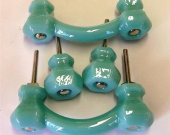 Jadeite knobs | Etsy