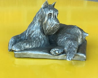 Metal dog sculpture | Etsy