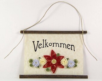 Velkommen sign | Etsy