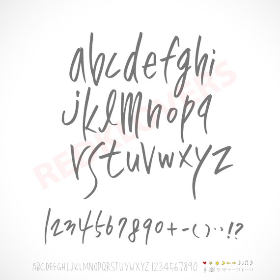Items similar to SVG Silhouette DXF cricket font script calligraphy ...