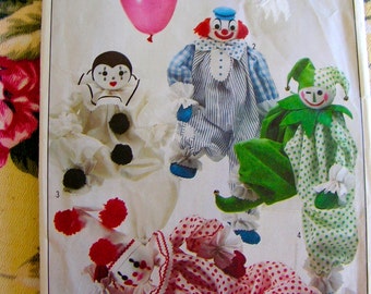Clown sewing pattern | Etsy