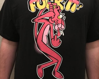 Pink panther shirt | Etsy