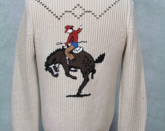 Cowboys sweater | Etsy