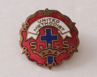 Methodist pin | Etsy