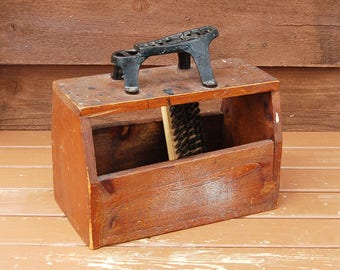 Shoe shine box | Etsy