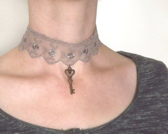 Key choker | Etsy