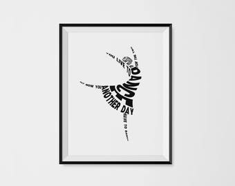 Dance typography | Etsy