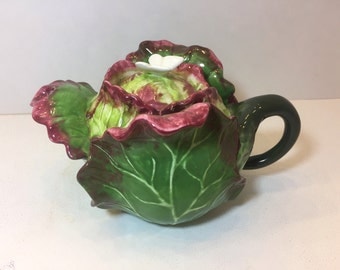 Cabbage teapot | Etsy