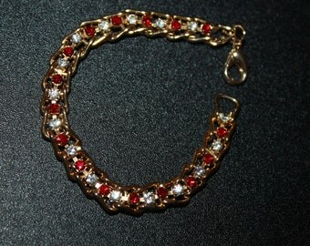 Red ruby bracelet | Etsy