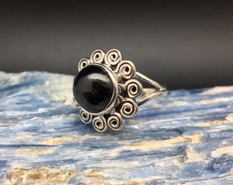 Star sapphire ring | Etsy