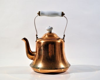 Porcelain tea kettle | Etsy