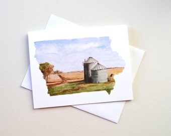 Iowa landscape | Etsy