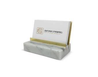 Marble business card | Etsy