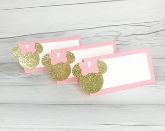 Minnie mouse labels | Etsy