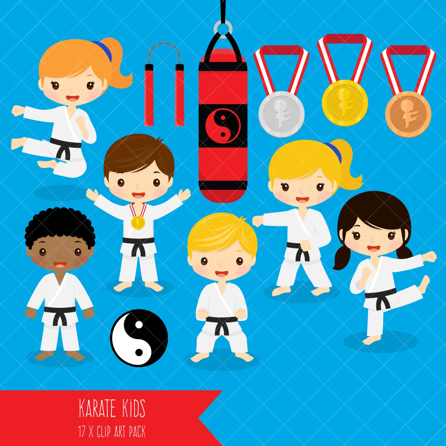 Karate Clipart / Karate Kid Clip Art