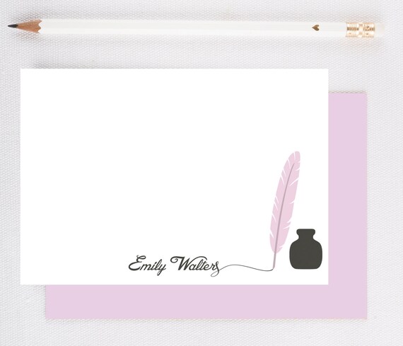 Personalized stationery set for girls Personalized