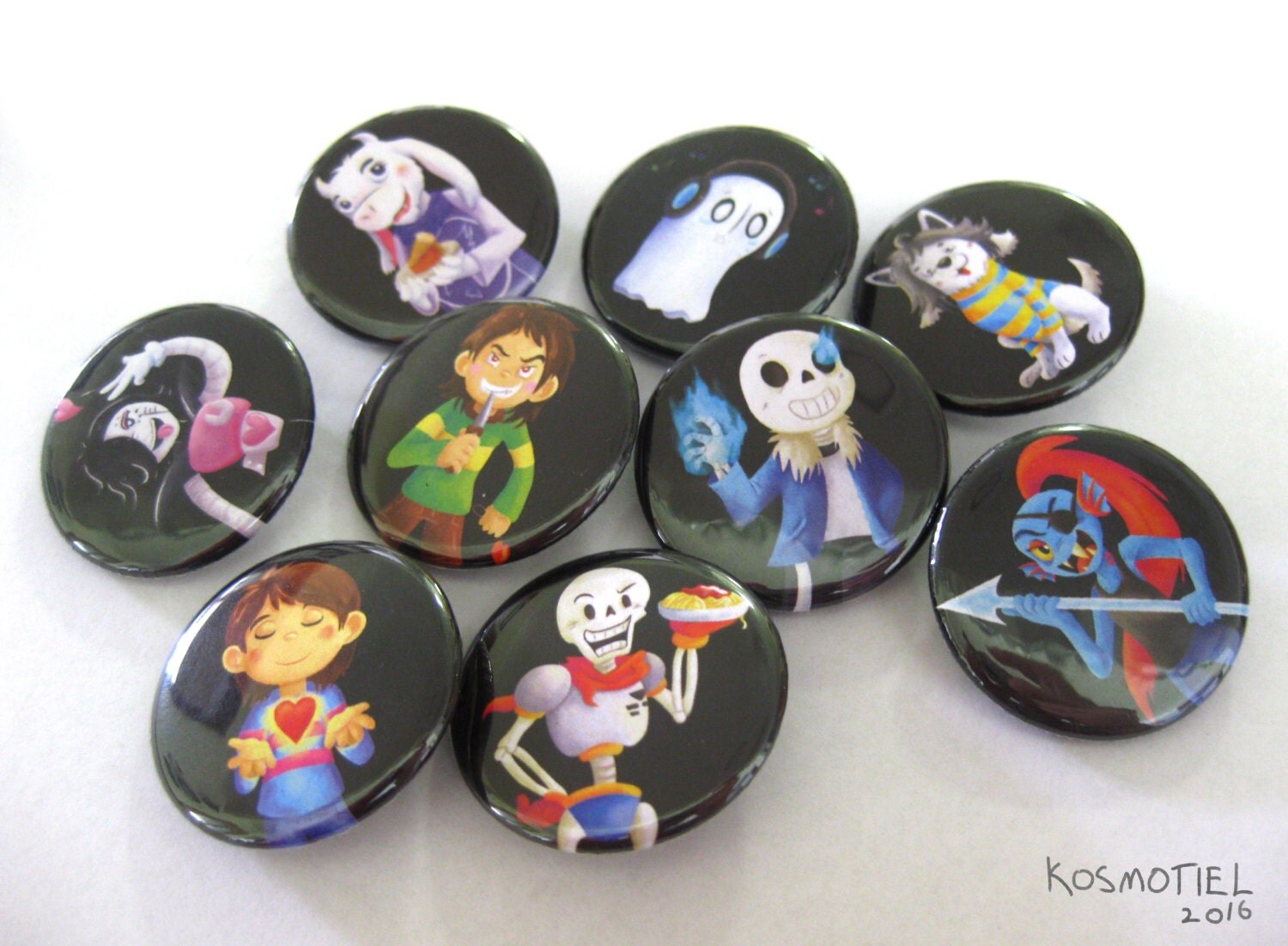 Undertale Button Set