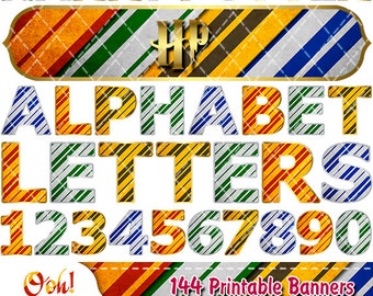 Potter alphabet | Etsy