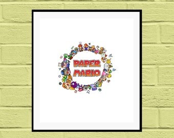 Super mario print | Etsy