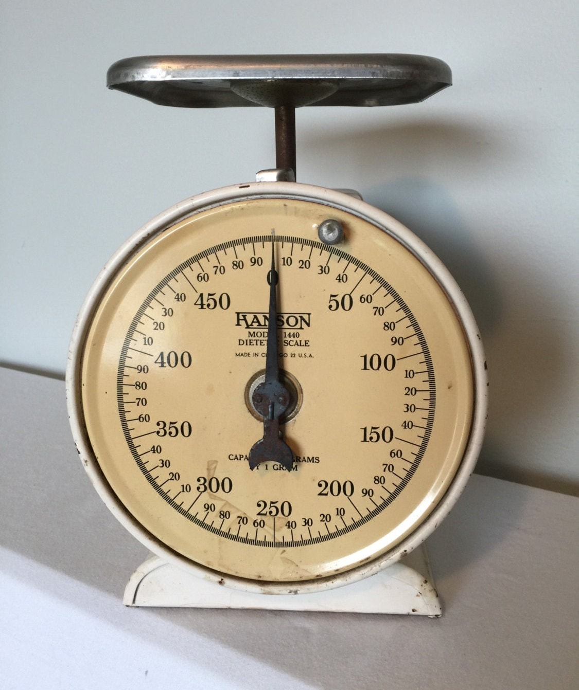 Vintage Hanson Model 1440 Dietetic Scale Made in Chicago 22