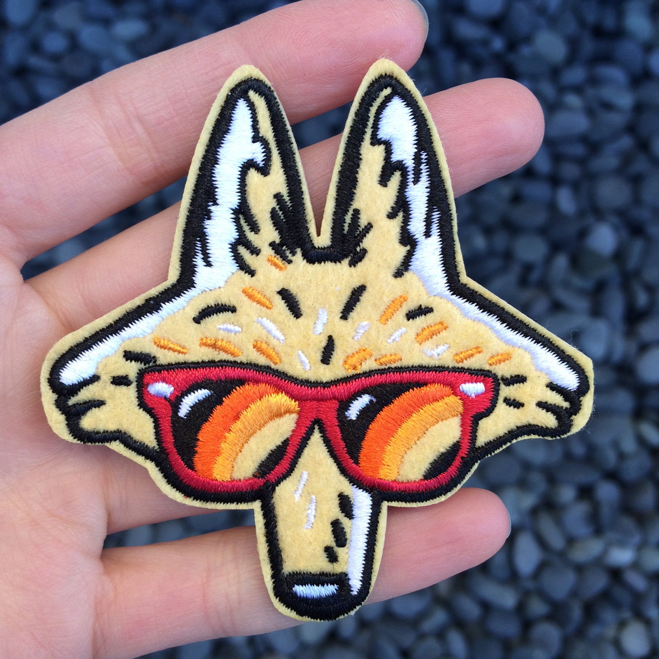 Cool as a Coyote Felt Patch
