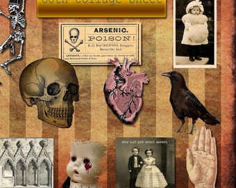 Skeleton paper doll | Etsy