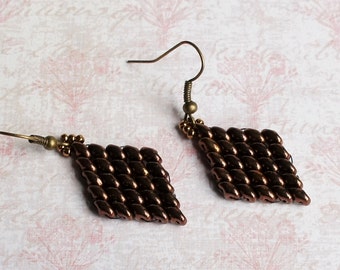 Super duo earrings | Etsy