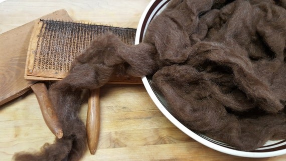 New Zealand Merino Wool/Cross bred Silver Roving Dark