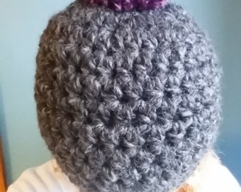Puff ball hat | Etsy
