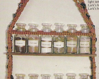 Macrame shelf | Etsy