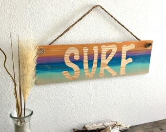 GONE SURFING SIGN Surf Sign Surfing Sign Vintage style Gone