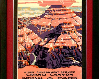 Grand canyon poster | Etsy