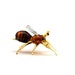 Glass Bee Blown Collectible Figurine honey bee Animals