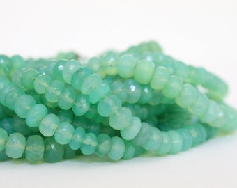 Mint green gemstone | Etsy