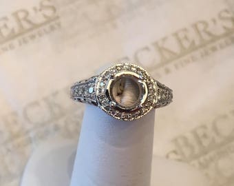 Empty ring settings | Etsy