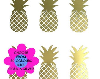 Pineapple wall decal | Etsy