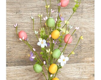 Easter floral picks | Etsy