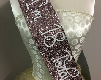 21st birthday sash | Etsy