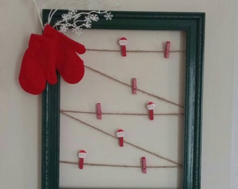 Clothespin frame | Etsy