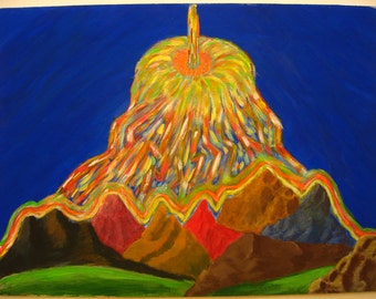 Energy painting | Etsy