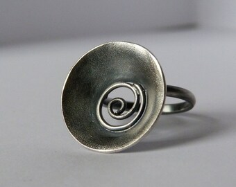 Spiral ring | Etsy