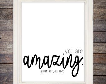 Positive wall decal | Etsy