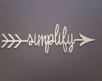Simplify sign | Etsy