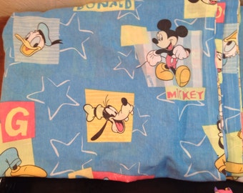 Mickey mouse sheet | Etsy