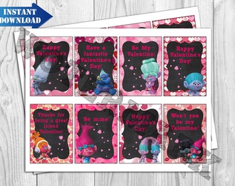 Troll valentine card | Etsy