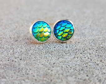 Fish scale jewelry | Etsy
