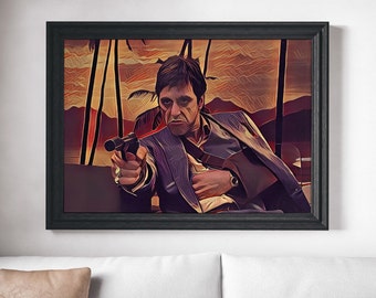 Scarface painting | Etsy